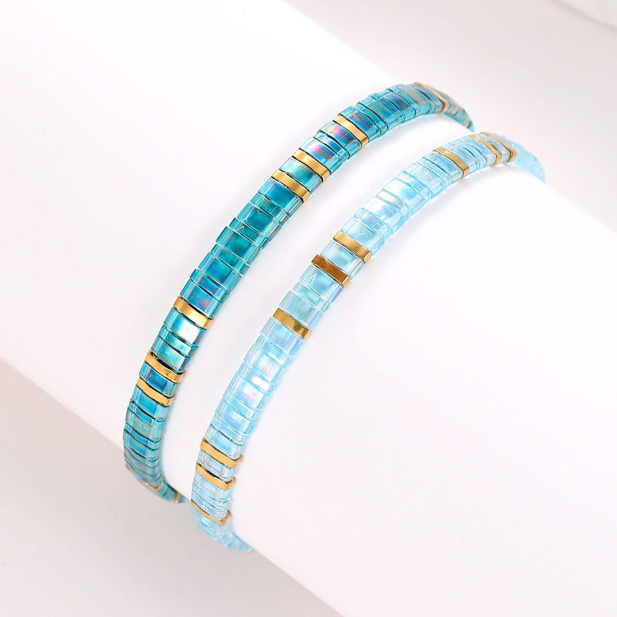 Set Blue - Beaded bracelets – Koss Design