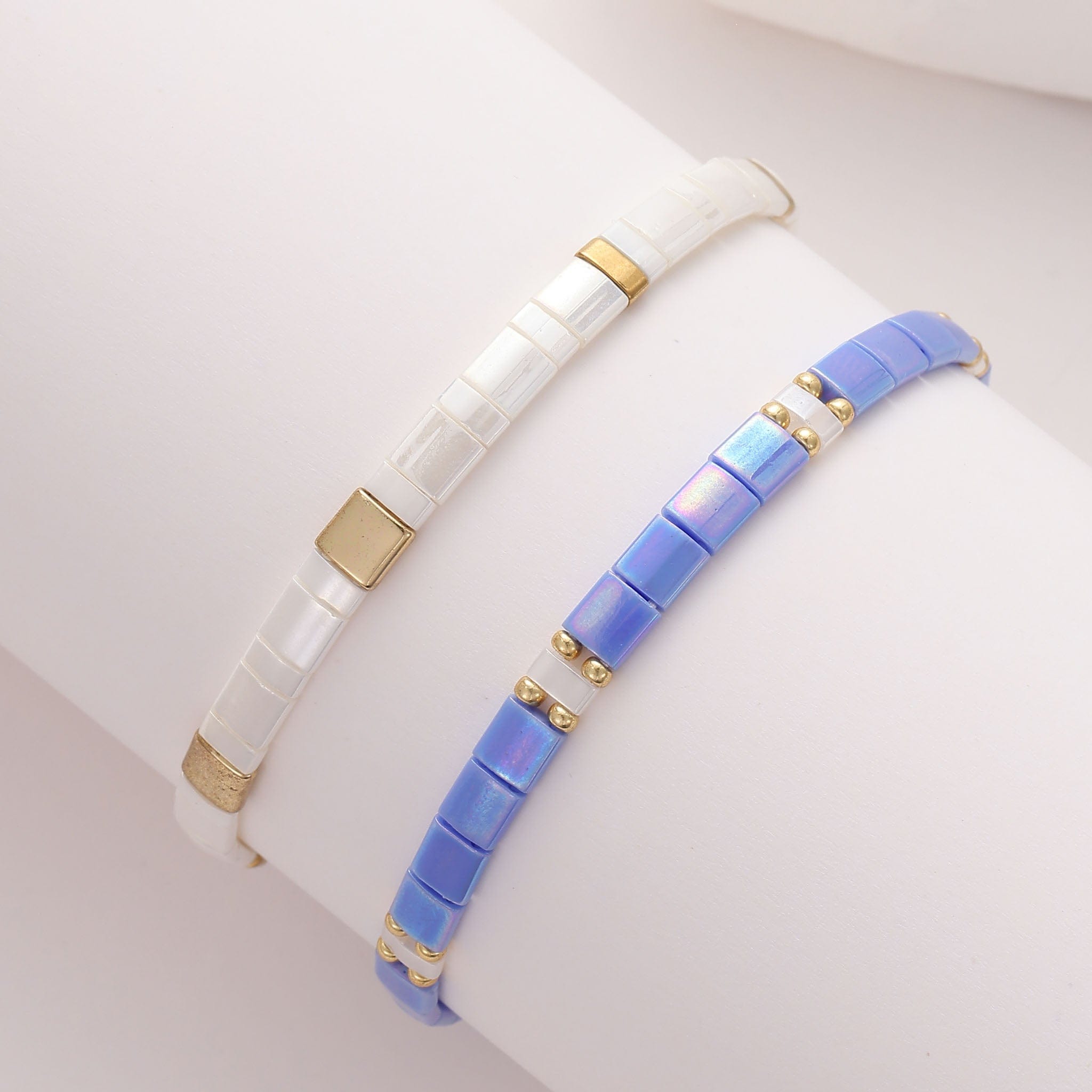 Pourpre Set - Beaded bracelets – Koss Design