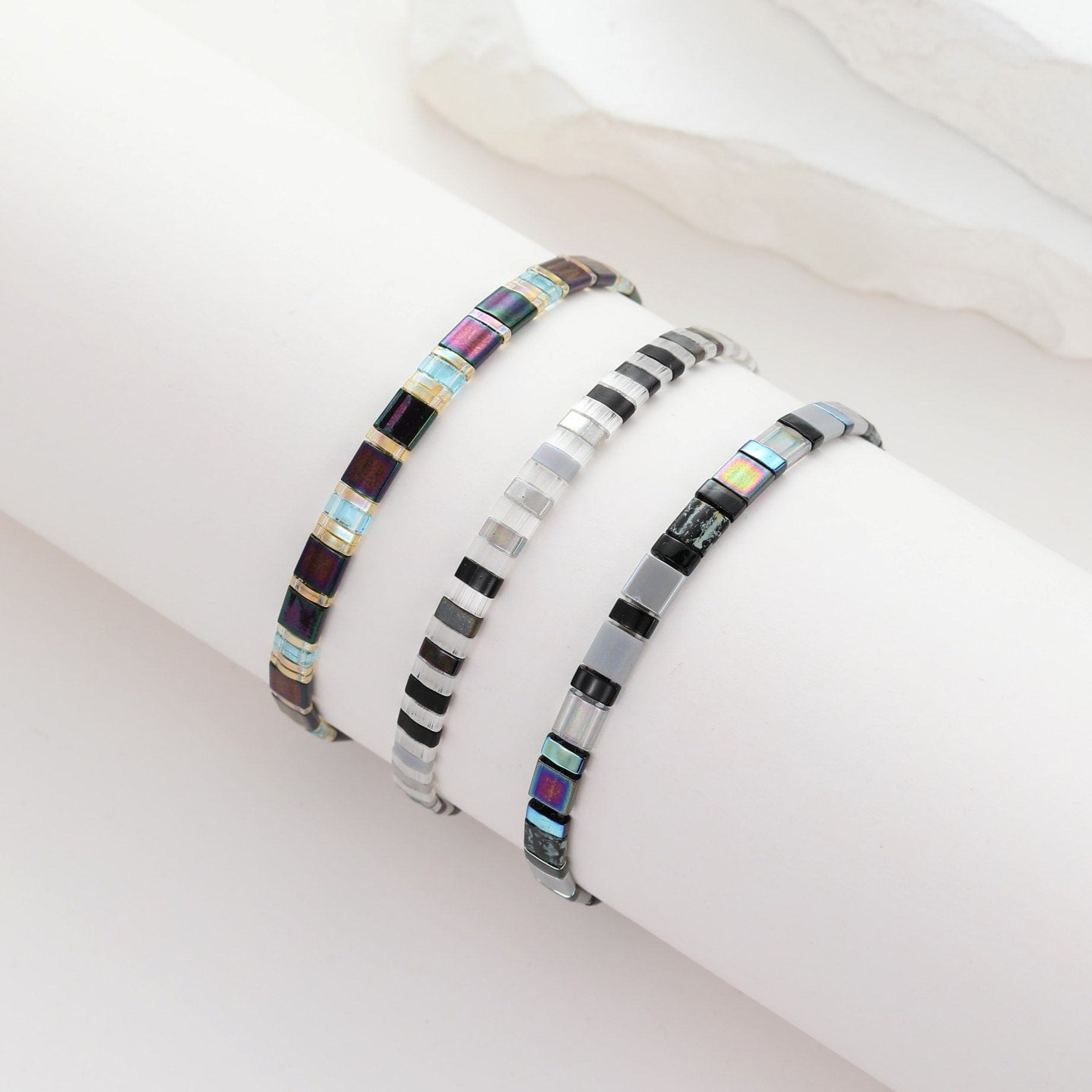 Clara Set - Beaded bracelets – Koss Design