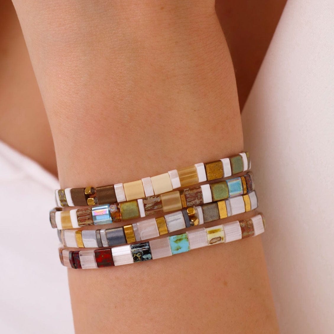 Leah Set - Beaded bracelets – Koss Design