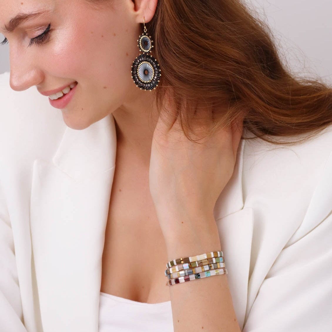 Leah Set - Beaded bracelets – Koss Design