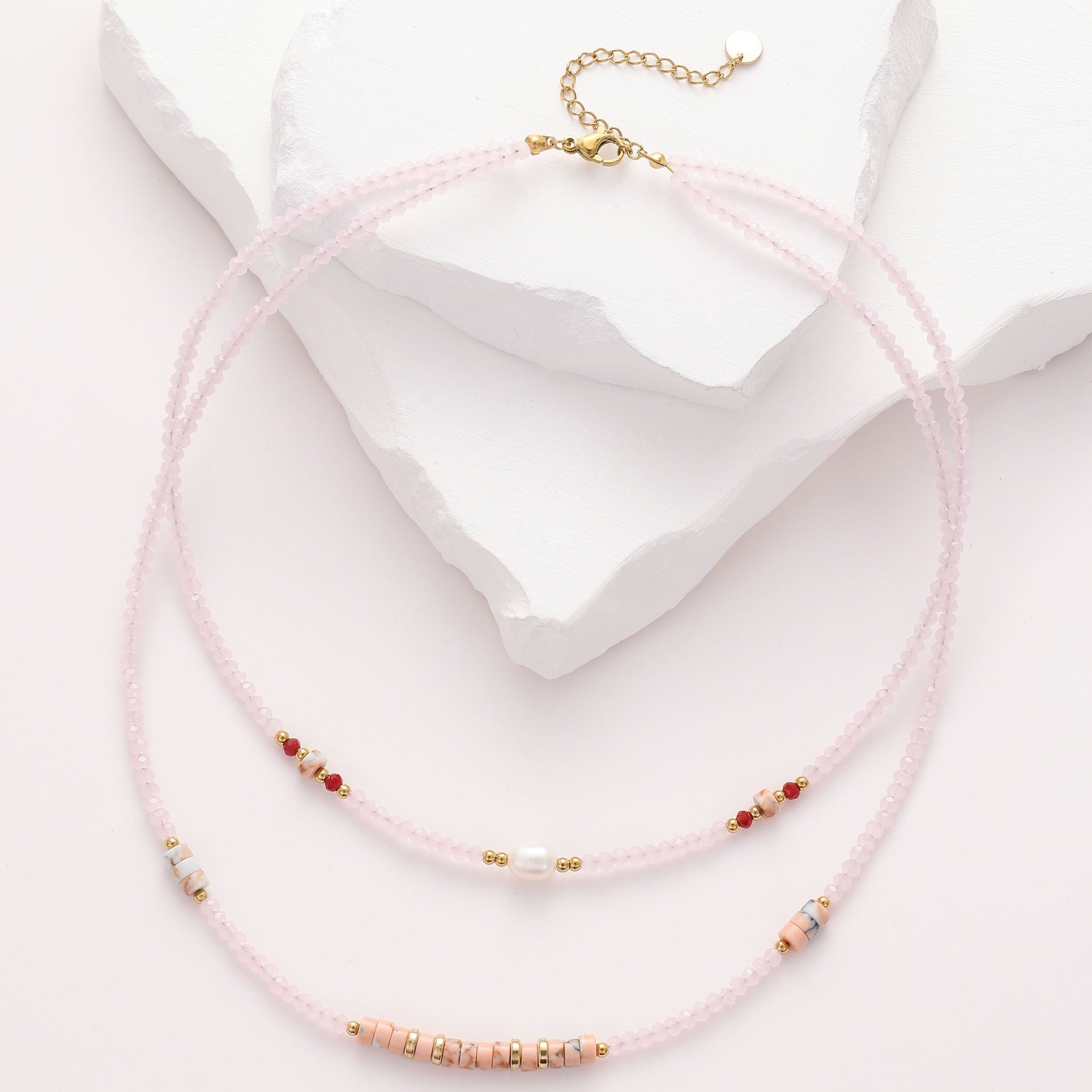 Rose - Collier de pierres – Koss Design